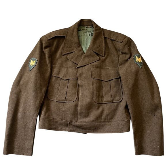 us military | Jackets & Coats | Vintage Us Army Wool Jacket Size 38 S ...